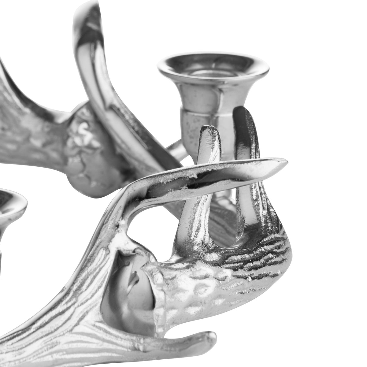 Stag Antler Candelabra With Four Candle Holders – Copper Maison