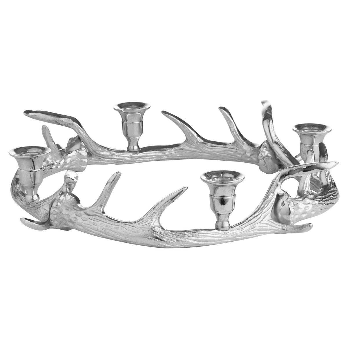 Stag Antler Candelabra With Four Candle Holders – Copper Maison